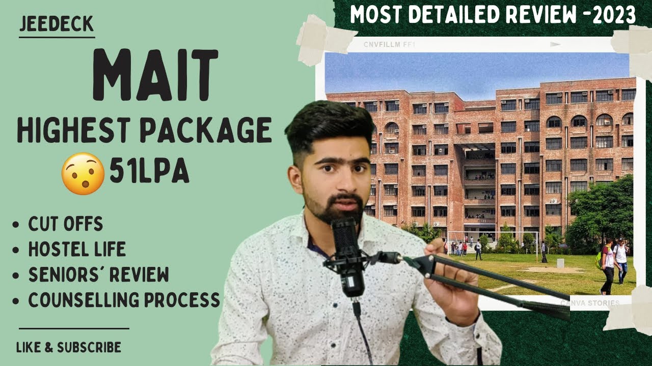 MAIT Most Detailed Review 2023🔥| Placements 😱| Cut offs 2023?? - YouTube
