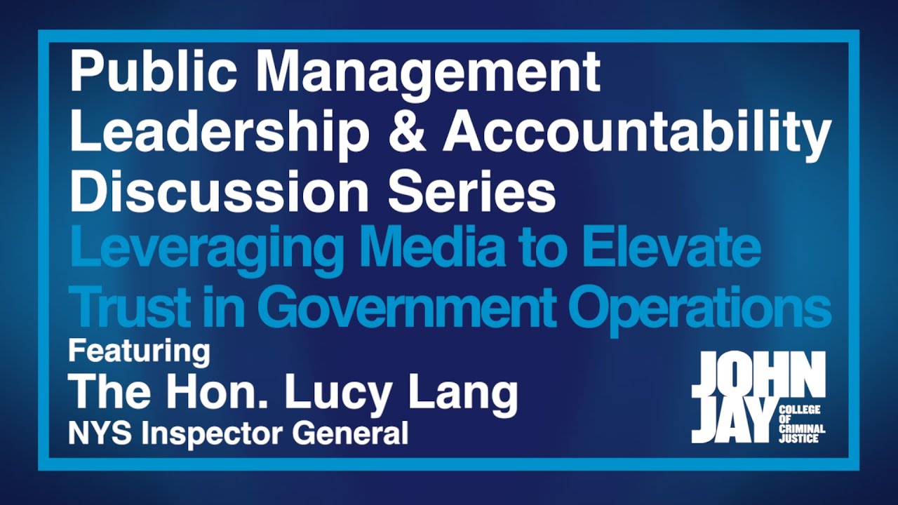 NY State Inspector General Lucy Lang on Leveraging Media to Elevate ...
