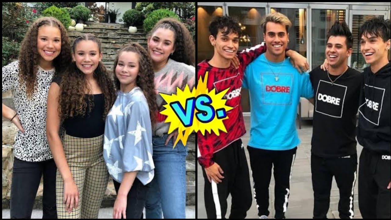 Dobre Brothers VS Haschak Sisters Real Names and Ages 2024 - YouTube