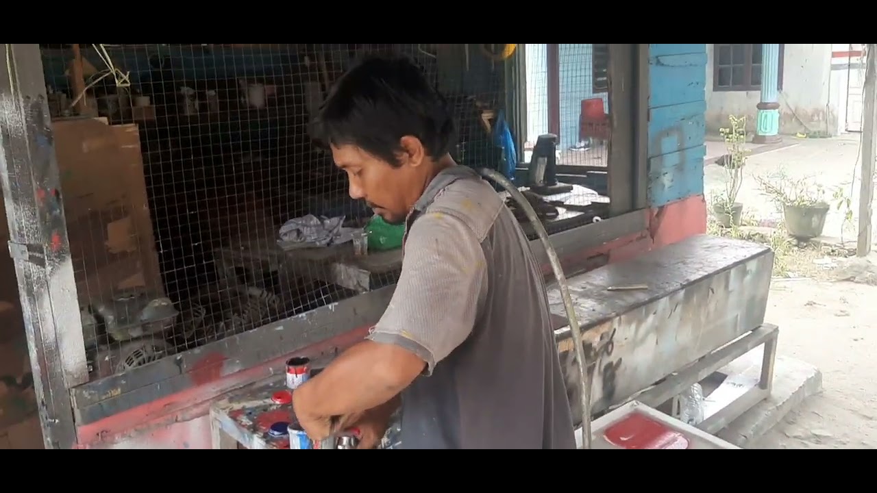 cara membuat PAPAN MERK TOKO - YouTube