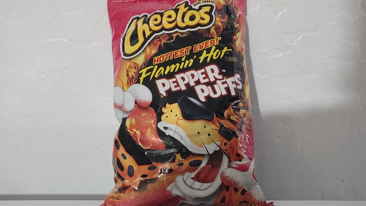 CHEETOS FLAMIN' HOT PEPPER PUFFS, WHATS UP WEDNESDAY 🔥🔥 - YouTube