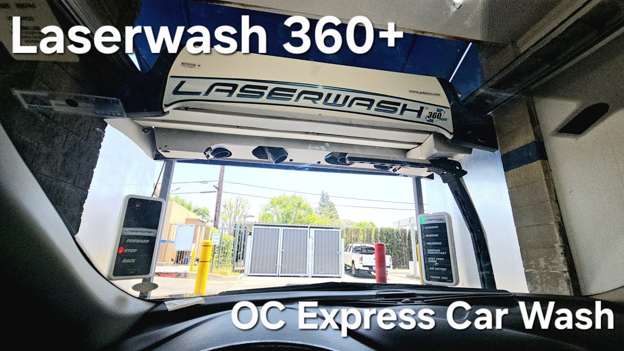 PDQ Laserwash 360+ - OC "Express" Car Wash - YouTube