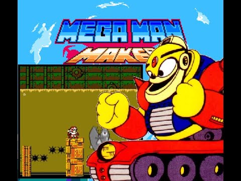 Mega Man Maker - Wily Stage 3 Rebuilt - Guts Tank (Mega Man 2) - YouTube