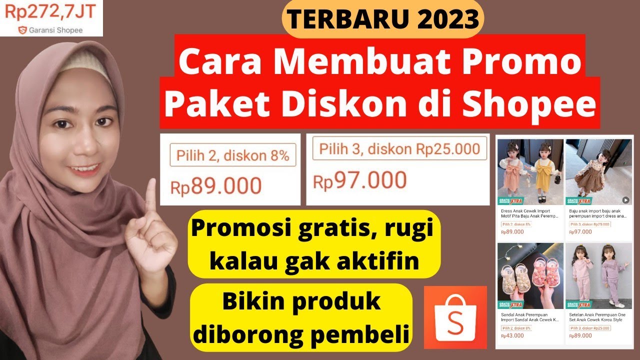 CARA MEMBUAT PAKET DISKON SHOPEE | CARA BIKIN PROMO PAKET HEMAT SHOPEE ...