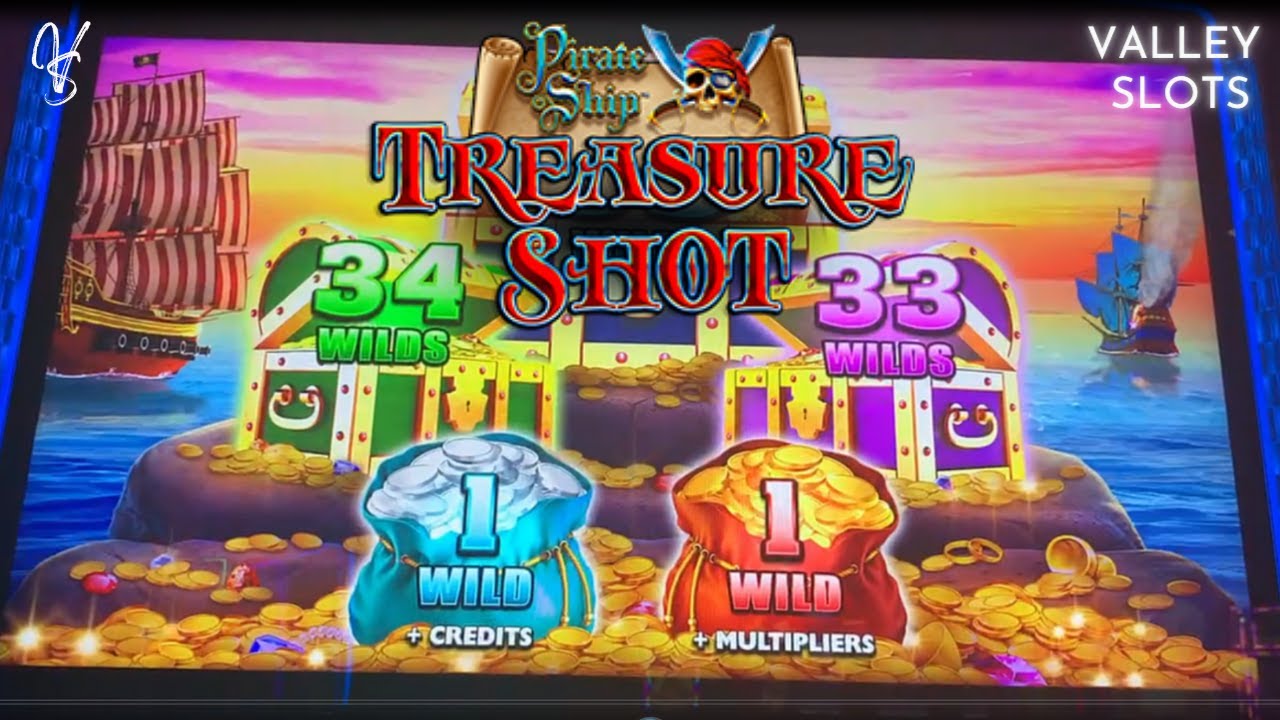 Pirates Attacked Three Times on New Treasure Shot Pirate Slot Machine ...