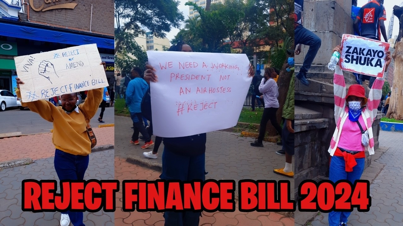 VLOG DIARY: "REJECT FINANCE BILL 2024" RIOT - YouTube
