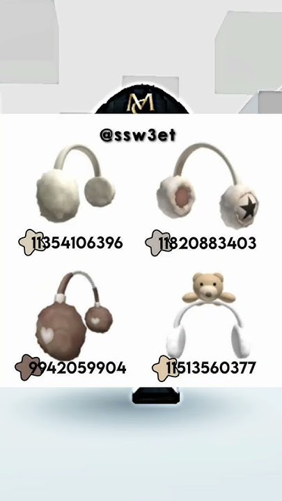 Códigos De Accesorios Para Brookhaven Parati Roblox Nenileidy ️