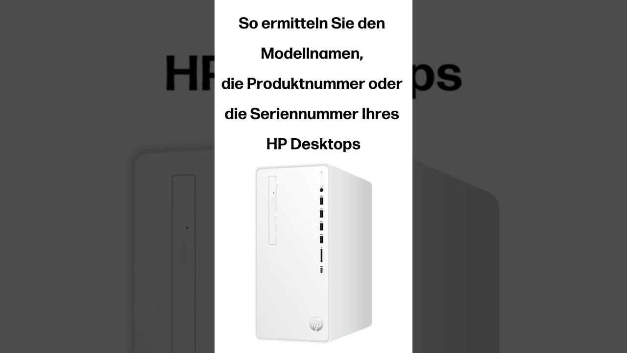 So ermitteln Sie den Modellnamen, die Produktnummer oder die ...