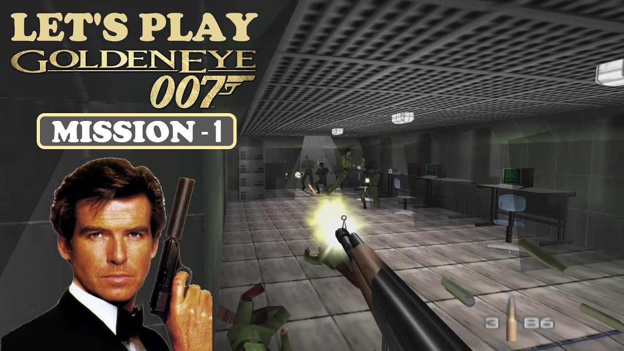 Let's Play GoldenEye 007 - Mission 1 - Xbox Series X - YouTube