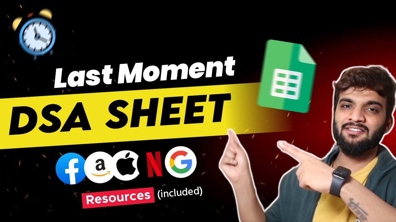 Last Moment Sheet For Dsa Interviews Strivers 79 Sheet Faang And Other Pbcs Youtube