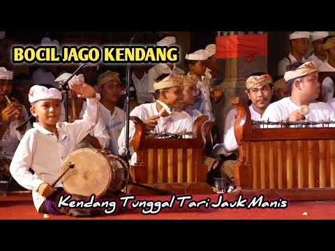 Kendang Tunggal || Mantap!! Bocil Mekendang Tari Jauk Manis