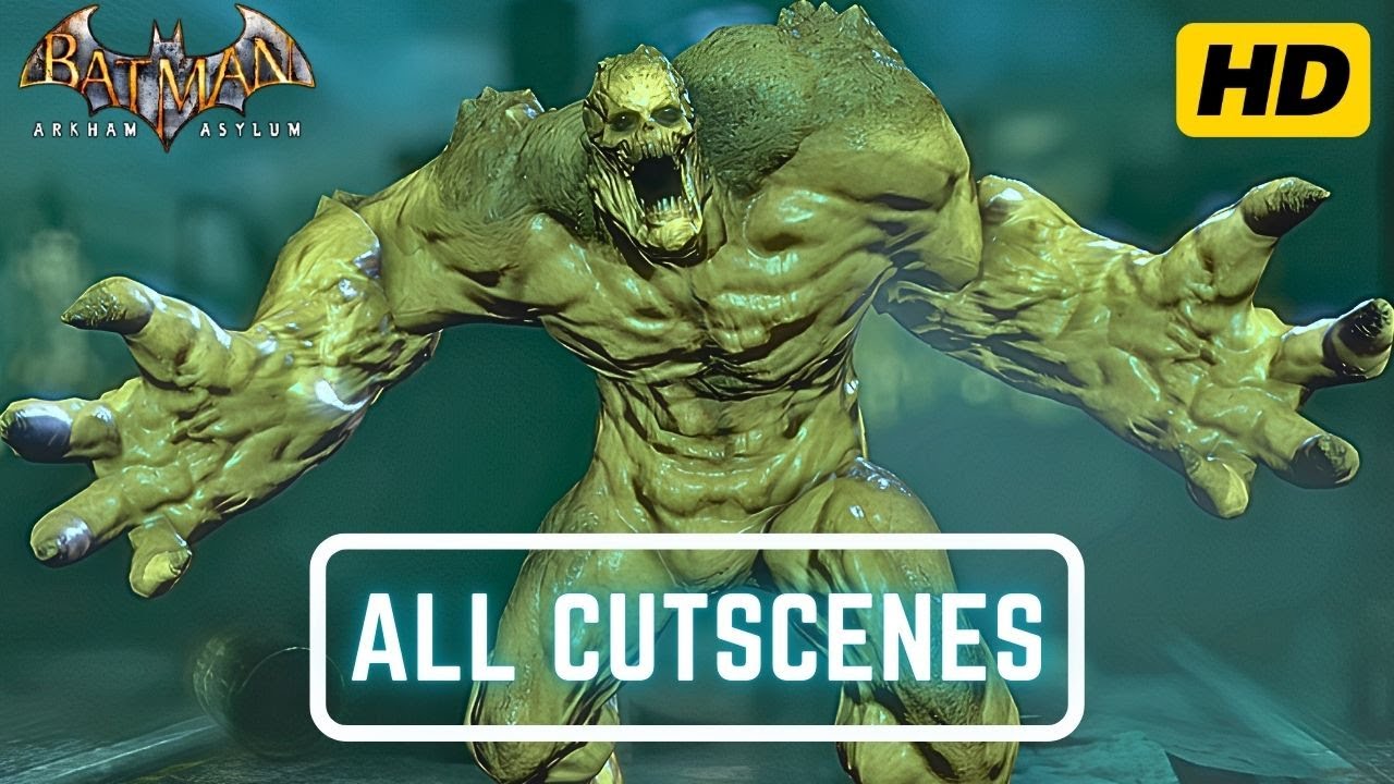 CLAYFACE All Cutscenes - BATMAN: ARKHAM ASYLUM [PC] - YouTube