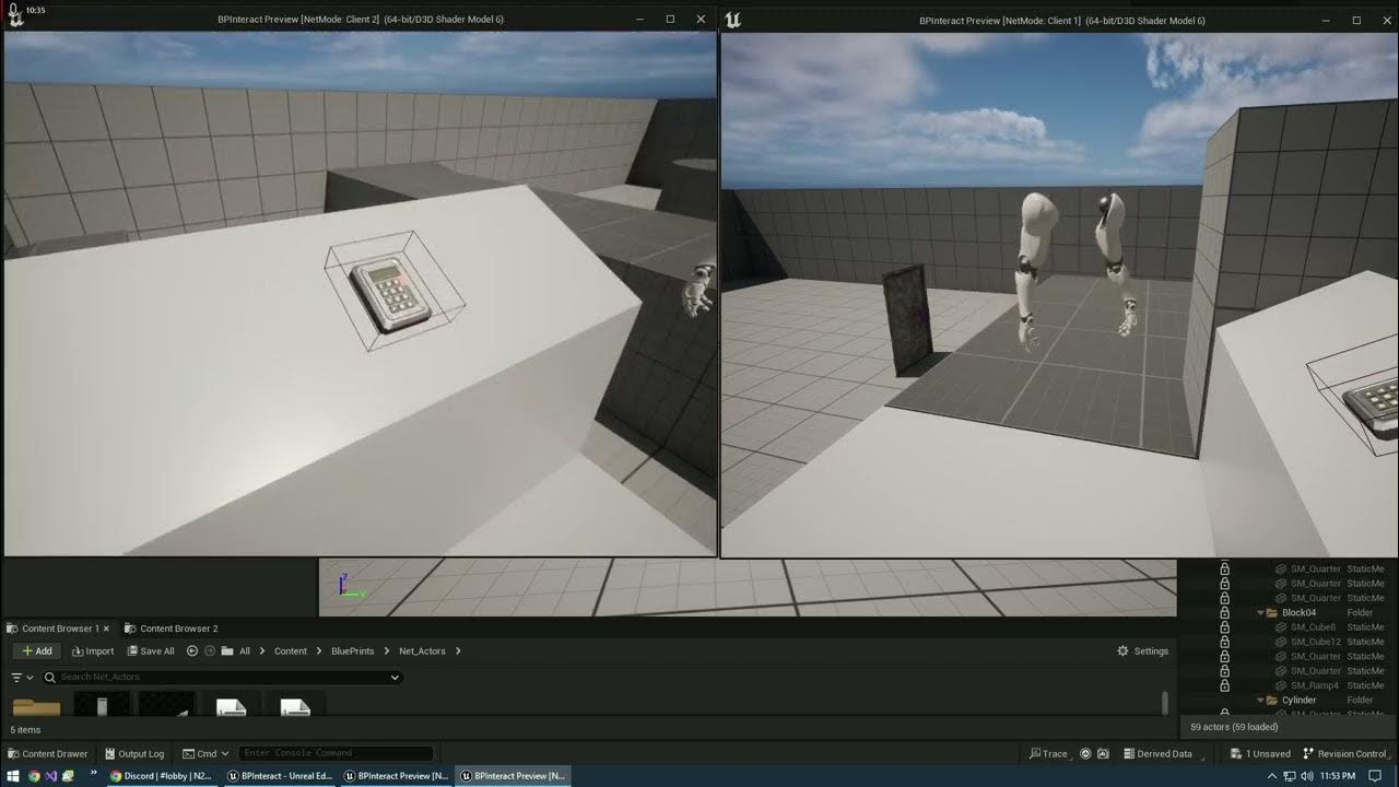 UE5 - Multiplayer Interaction System Pt 3 - Elevators - YouTube