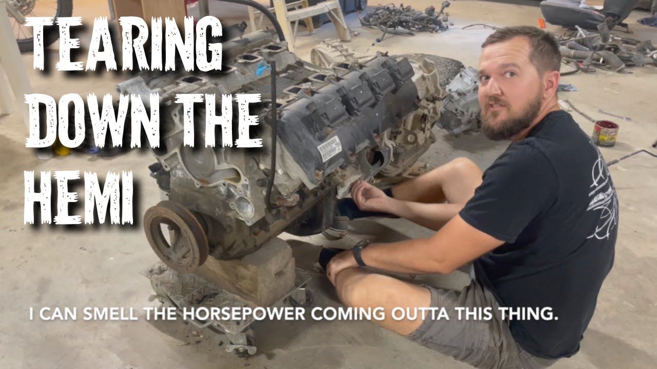 Starting on the HEMI! tearing it down #hemiswap #hemi #grandwagoneer ...