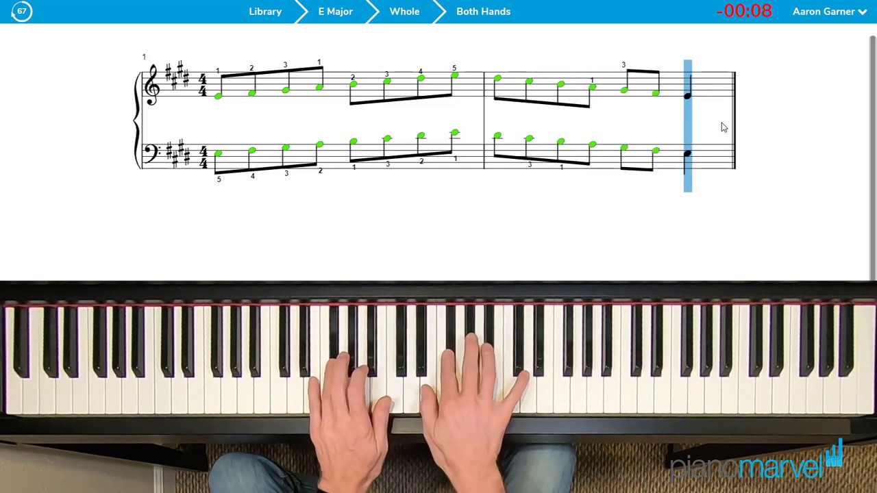 E Major Scale 1 Octave - YouTube
