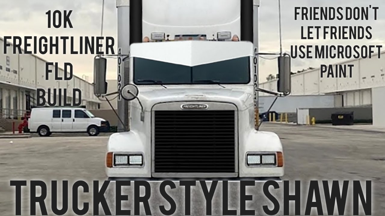 Freightliner FLD Build Design For Trucker Style Shawn - YouTube