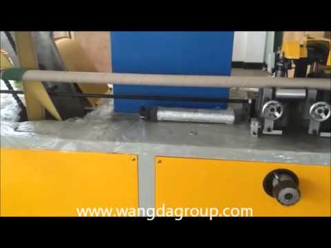 toilet paper machine roll core machine - YouTube