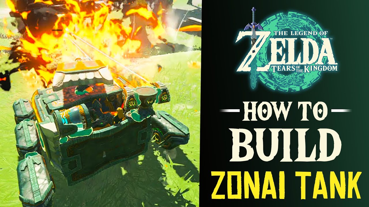 Zonai TANK Build in Zelda Tears of the Kingdom - How to Build? - YouTube