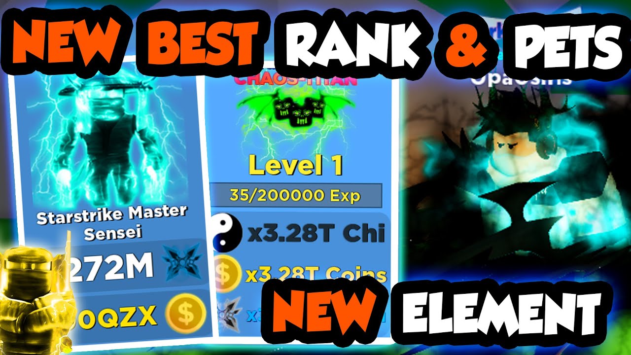 BUYING THE *NEW* BEST RANK & WEAPONS!! NEW OP ELEMENT & PETS ...