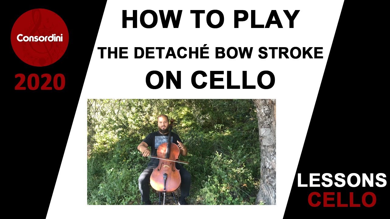 How to Play the Detaché Bow Stroke on Cello - YouTube