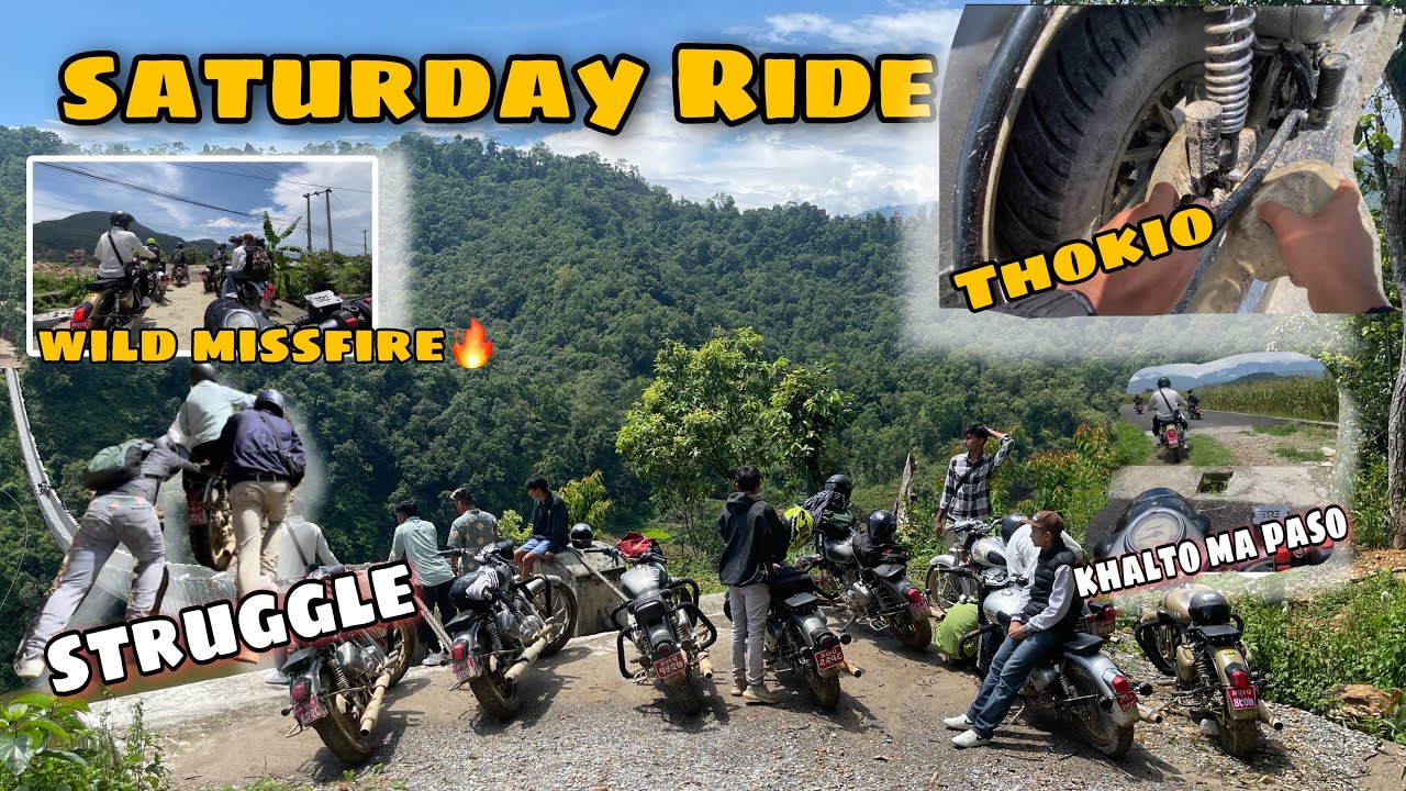 Ride to Rupatal on Bullet // yuba josh // Pagal ride //Wild miss fire ...