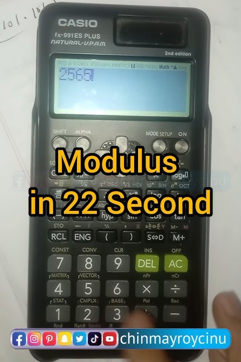Modulus in 22 seconds #math #modulus #calculator - YouTube