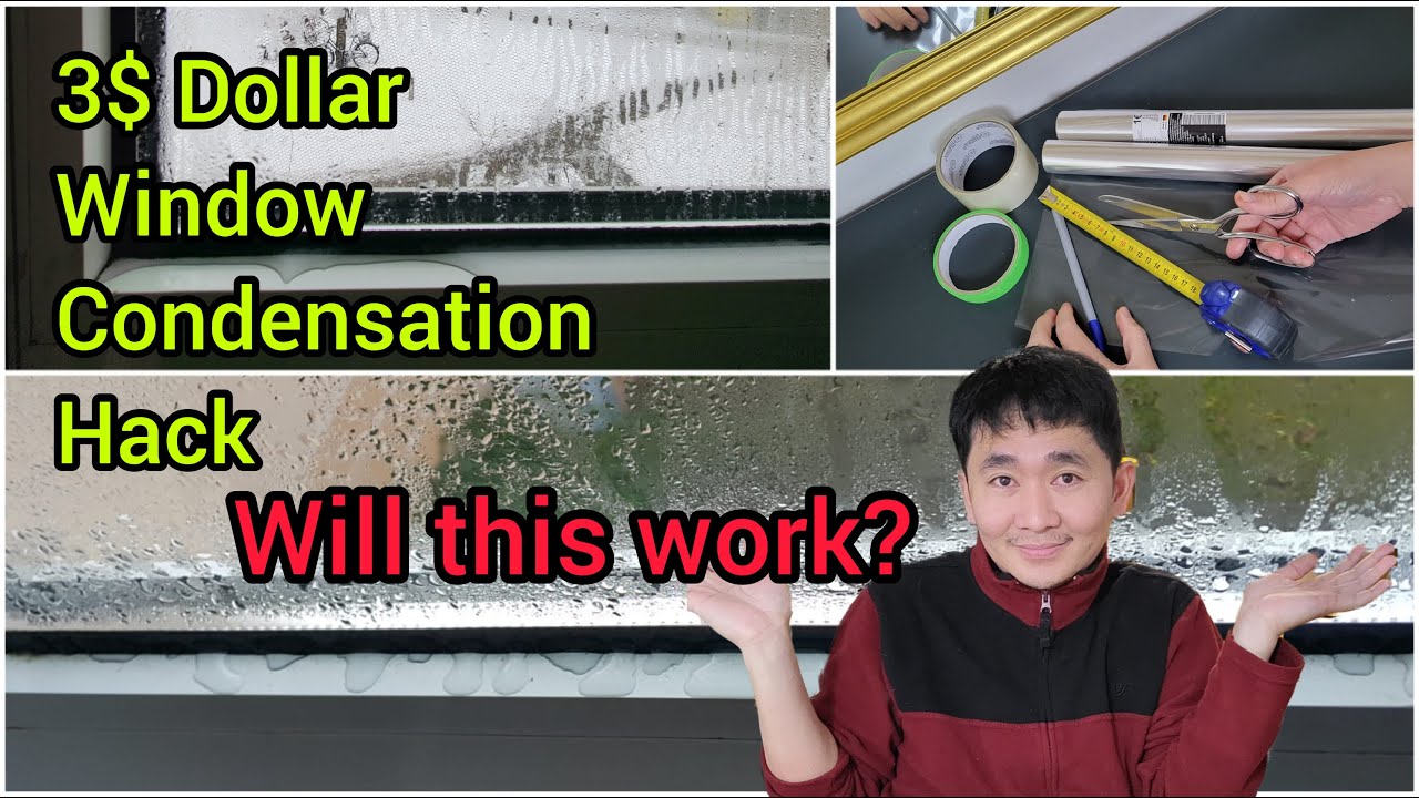 Winter Window Condensation | 3 Dollar Hack to prevent Condensation ...