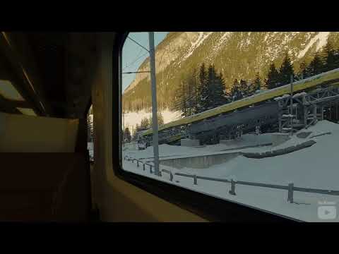 ASMR Train Winter White Noise Sound Ambience 7 Hours 4K - Sleep Relax ...