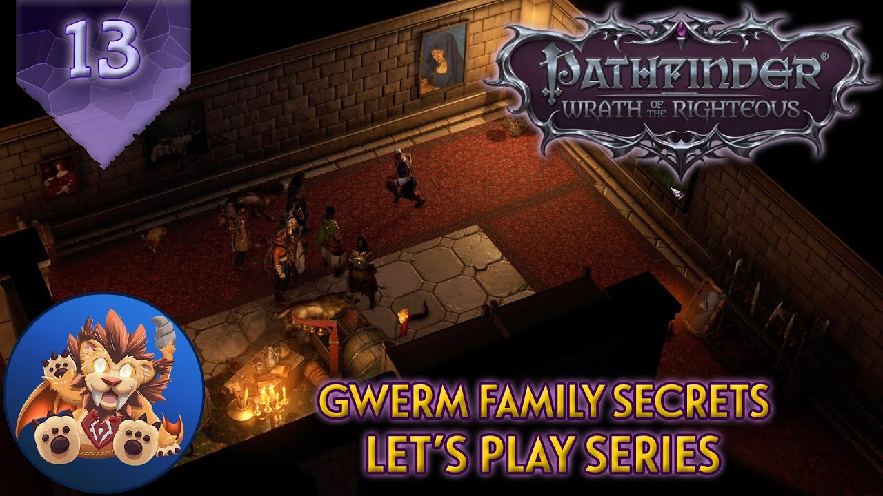 Pathfinder WotR - Gwerm Family Secrets - Gwerm's Mansion - Lets Play ...
