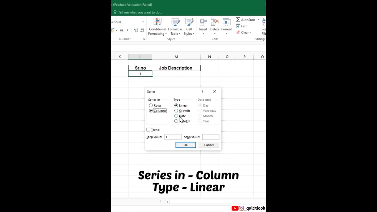 Auto Fill Serial Numbers In Excel Quickly Microsoft Excel YouTube Auto Fill Serial Numbers In Excel Quickly Microsoft Excel YouTube