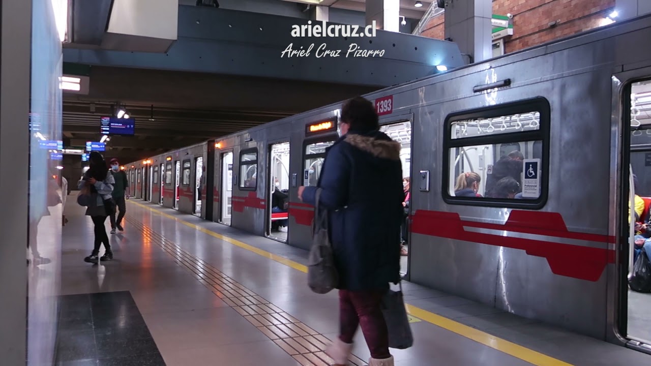 Metro Quinta Normal L5 - Alstom NS16 2139 - YouTube