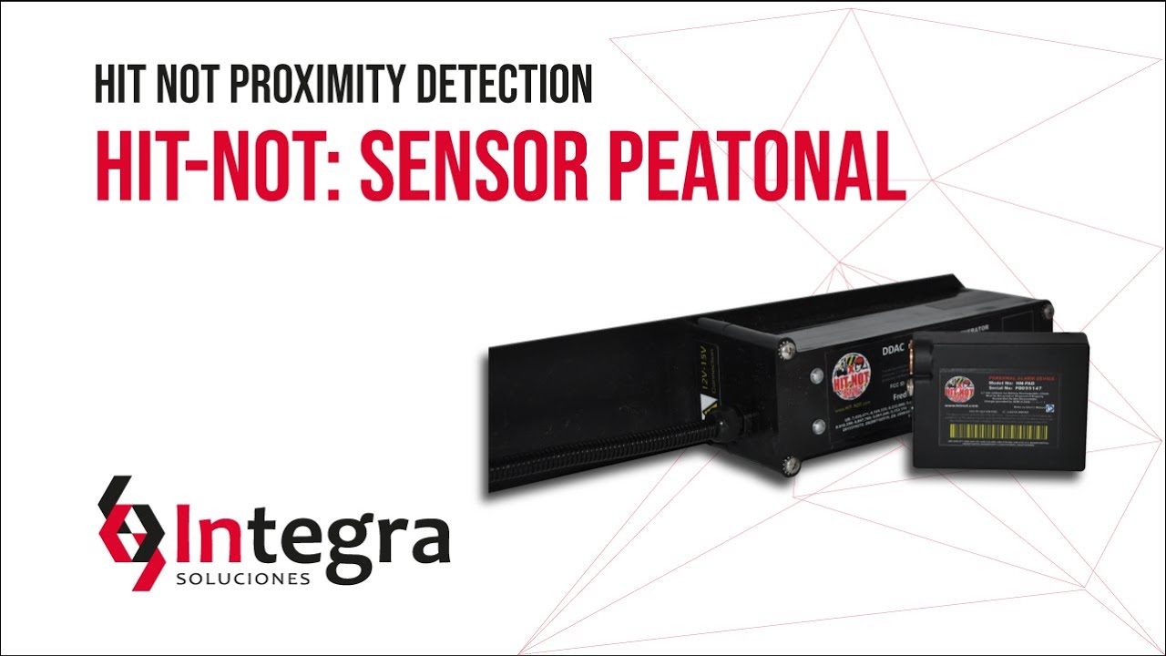 Sensor Peatonal | Hit-Not | Integra Soluciones | Seguridad en ...