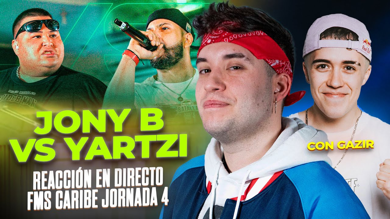 SE PRENDIÓ ESTA MI*RDA 🤯🤯🤯🤯 JONY B VS YARTZI - FMS CARIBE JORNADA 4 ...