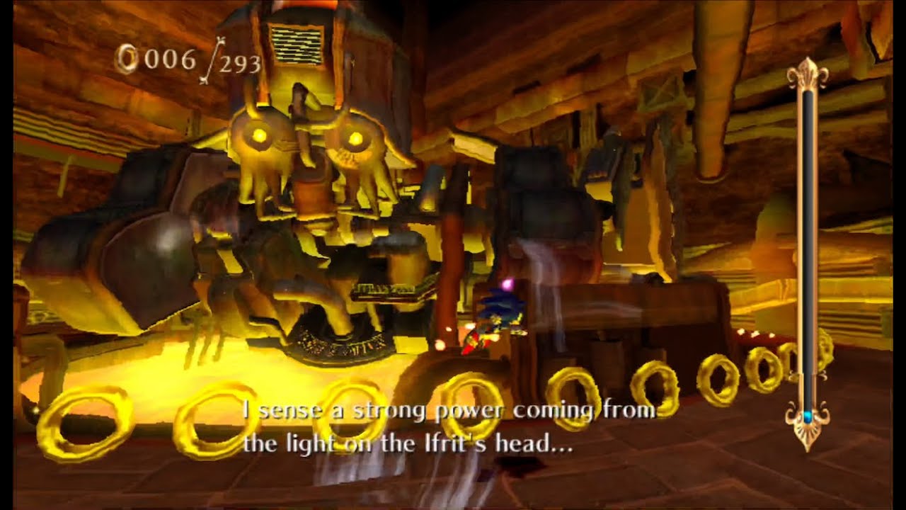 Sonic & the Secret Rings: Ifrit Golem [1080 HD] - YouTube