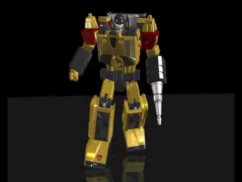 Transformers G1 Sunstreaker 3d animation - YouTube