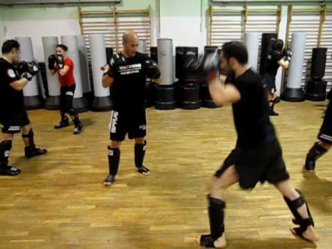 KICKBOXING blocking kick 2 - YouTube