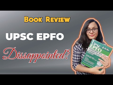Best Book UPSC EPFO APFC AO/EO Book, EPFO All Subjects Book Review ...