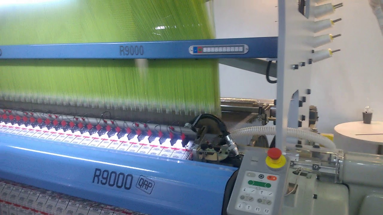 itema R9000 rapier loom label - YouTube