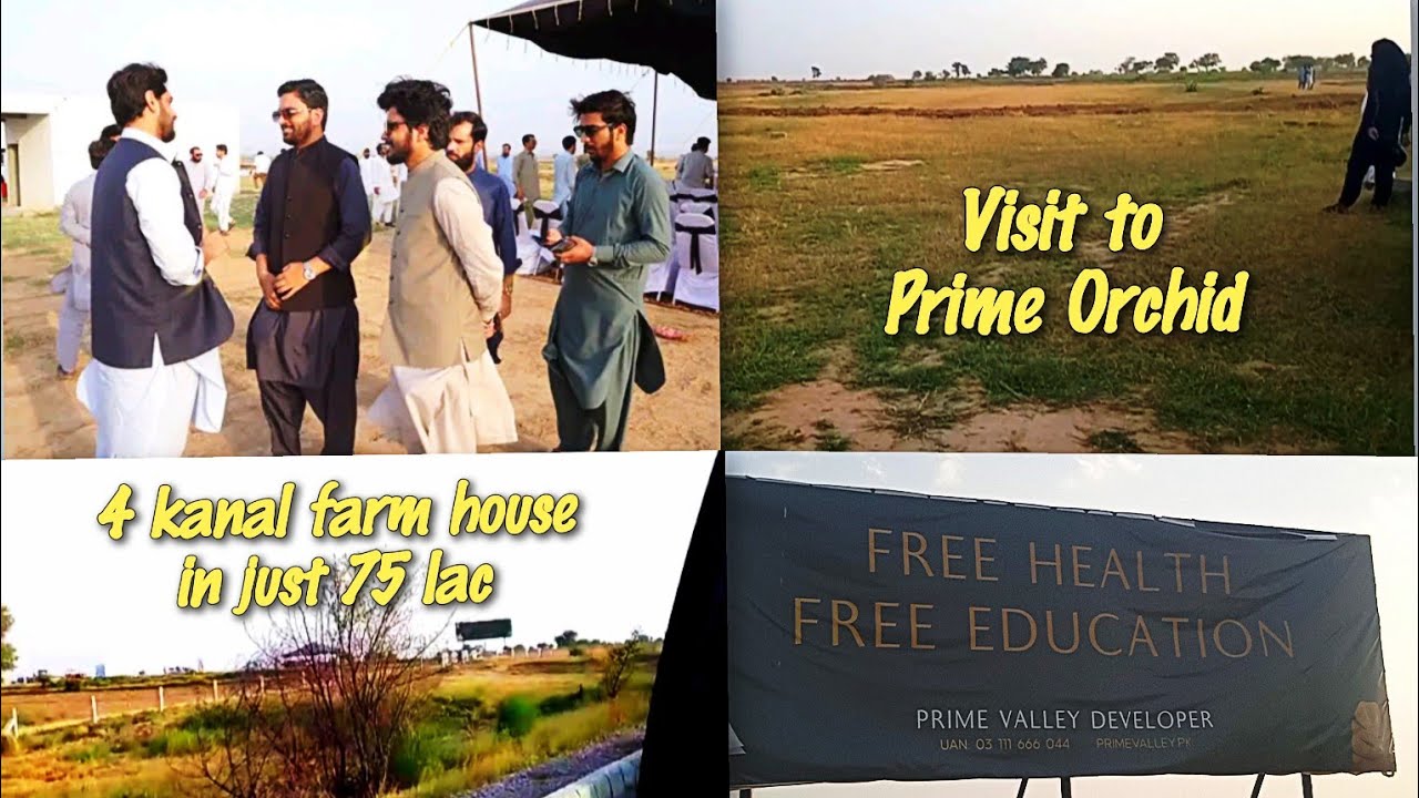 Visit to Prime Orchid | 4 kanal farm house sirf 75 lac | #sitevisit # ...