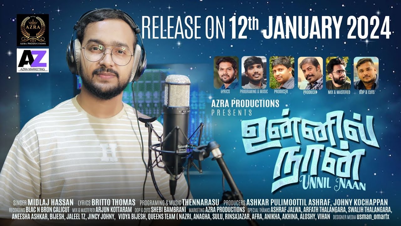 Unnil Naan - Promo | Tamil Love Album Song | Thennarasu | Midlaj Hassan ...