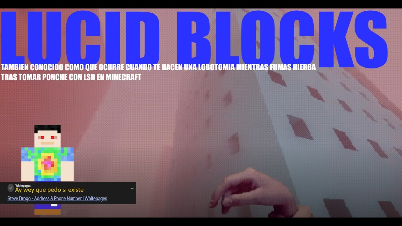 MINECRAFT DROGO- LUCID BLOCKS EL minecraft surrealista liminal hijoesu ...