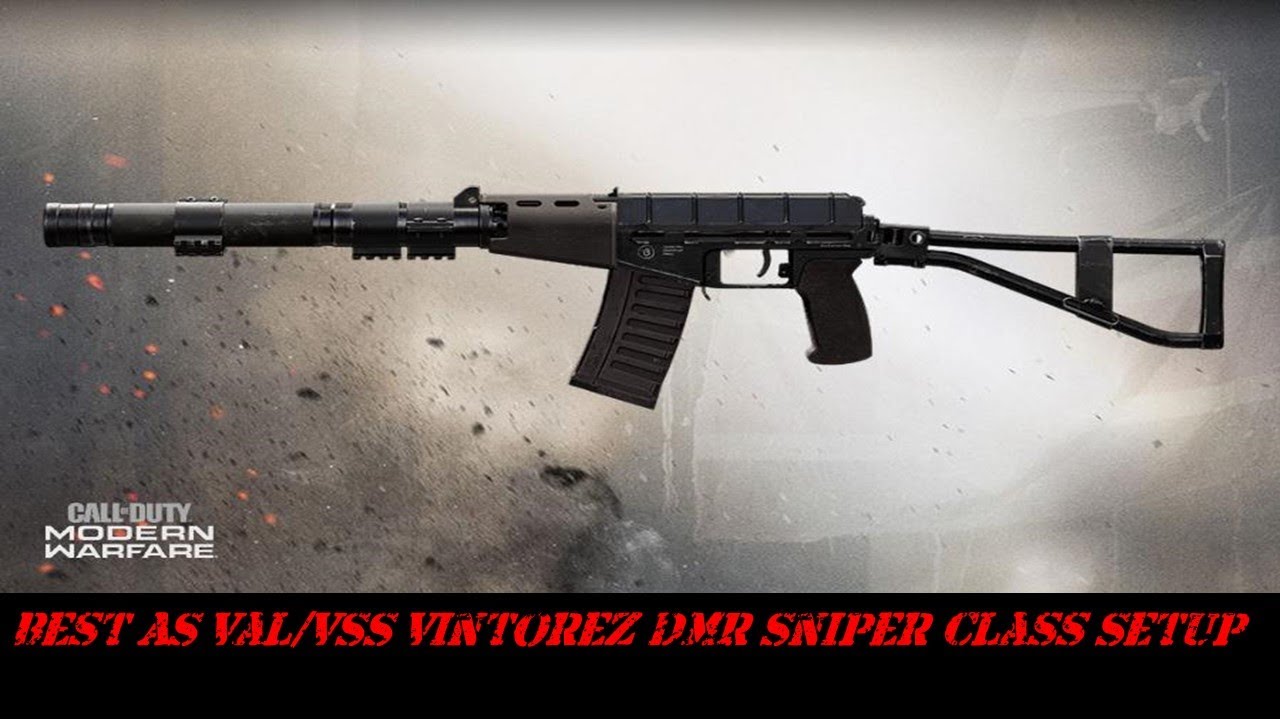 VSS Vintorev(AS VAL) Best DMR Sniper Class Setup|Modern Warfare - YouTube