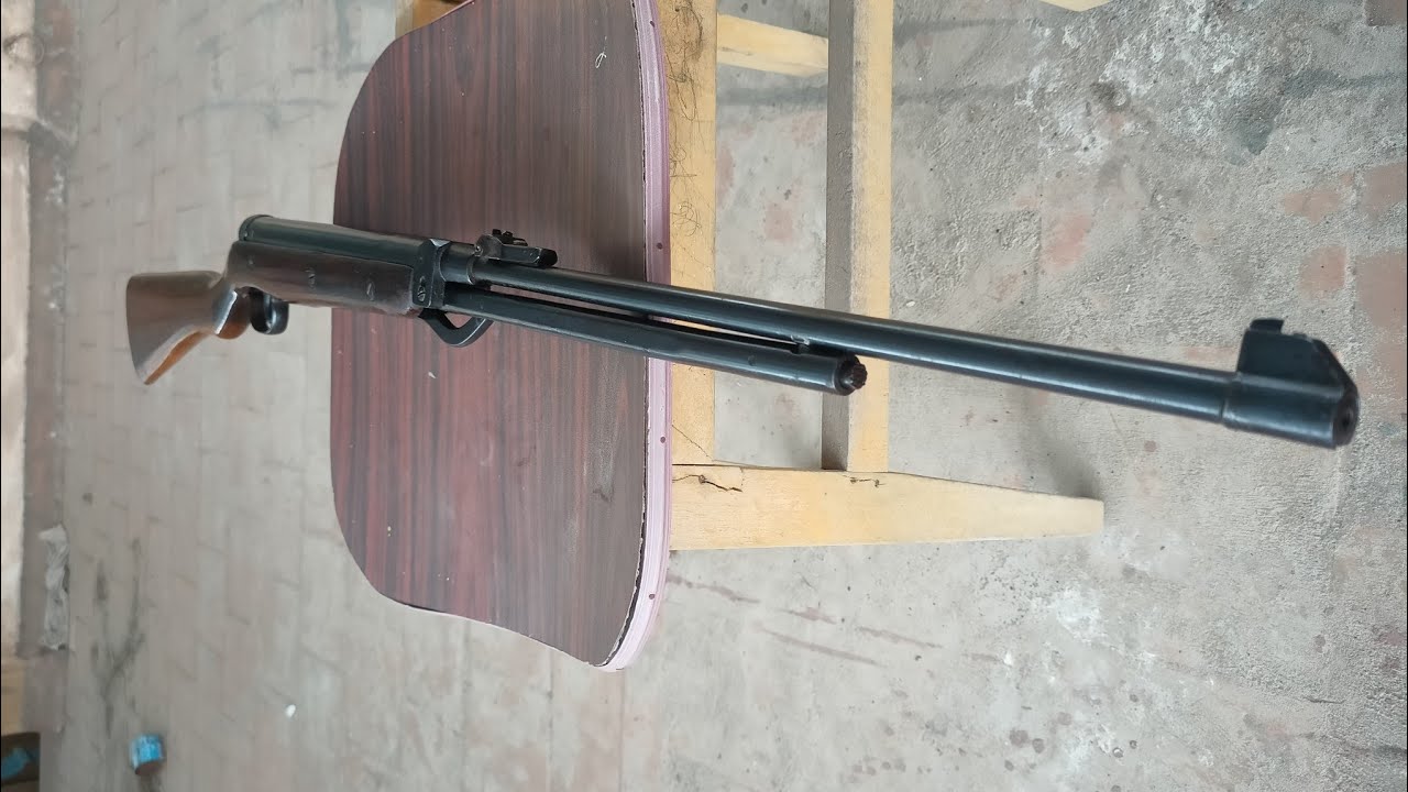 webley & scott old air rifle made bermingum England - YouTube