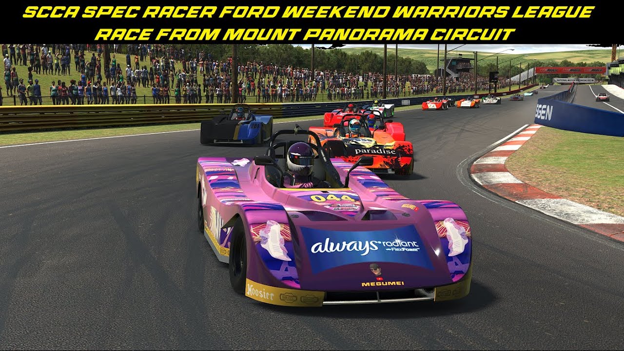 SCCA Spec Racer Ford Weekend Warriors League Race From Mount Panorama ...