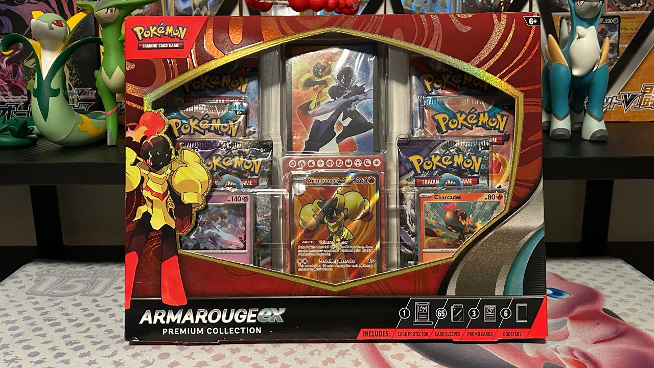 Pokémon TCG Armarouge ex Premium Collection - YouTube