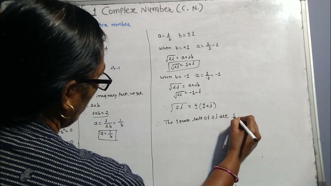 1complex-numbers-standard-11-example-find-square-root-of-2i-youtube