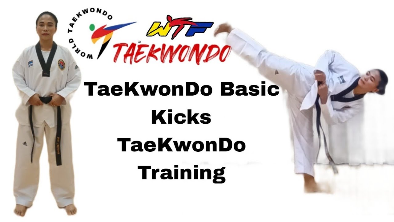 TAEKWONDO BASIC KICKS || TAEKWONDO PRACTICE || TAEKWONDO TRAINING #trending #viral #sports #how ...