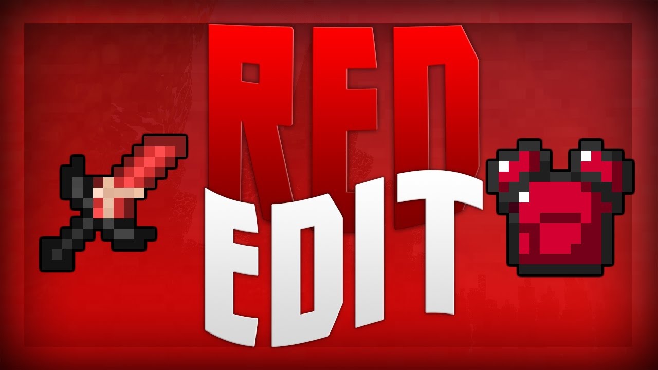Red Default Edit [1.8 LAG FREE PACK] - YouTube