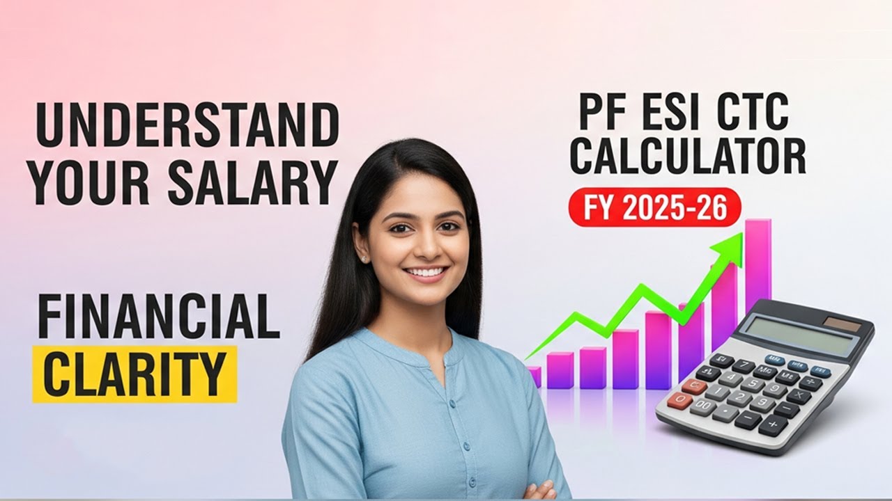PF ESI CTC Calculator FY 2025-26: Master Your Salary & Take-Home Pay ...