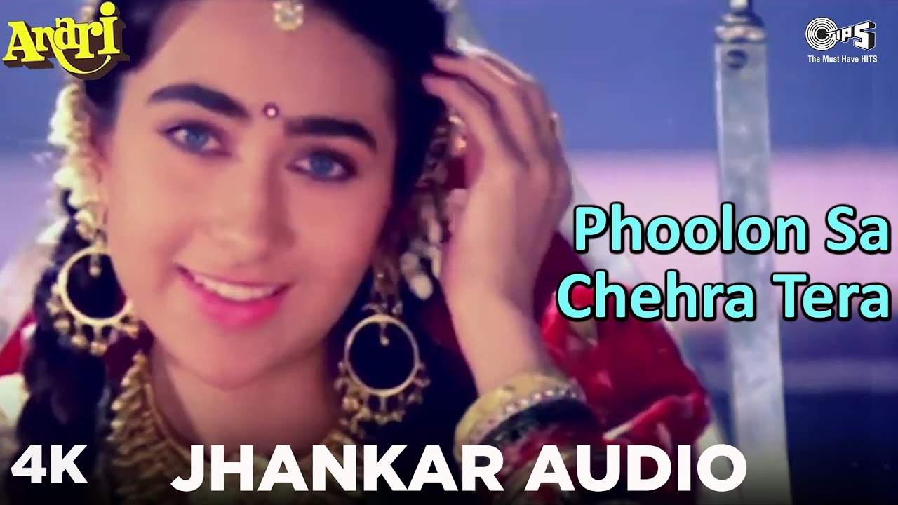 Phoolon Sa Chehra Tera Jhankar | Anari | Venkatesh | Karisma Kapoor ...